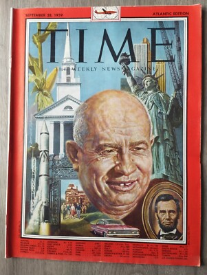 Time Magazine SEPTEMBER 1959 RUSSIA'S NIKITA KHRUSHCHEV, JOSEPH STALIN ...