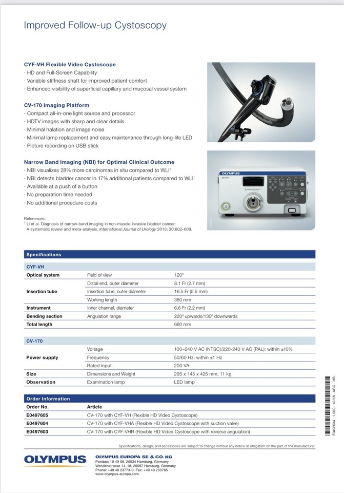 Olympus OPTERA CV-170 Video Center For Endoscopy - Used In Good Condition. | eBay