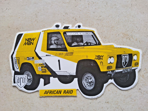 Autocollant ARO LADA rallye raid PARIS DAKAR ALGER sticker vintage ...
