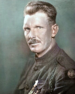 World War Hero SGT ALVIN YORK Colorized Classic History Poster Photo 8 ...