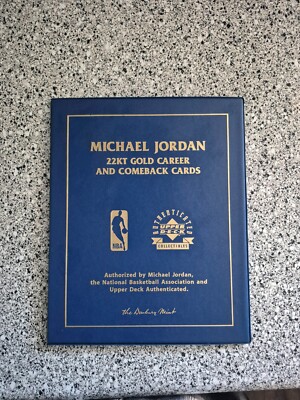 Michael Jordan 22kt Career & Comeback Cards | eBay