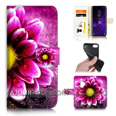 ( For Samsung S9+ / S9 Plus ) Flip Case Cover AJ31082 Flower Flora | eBay