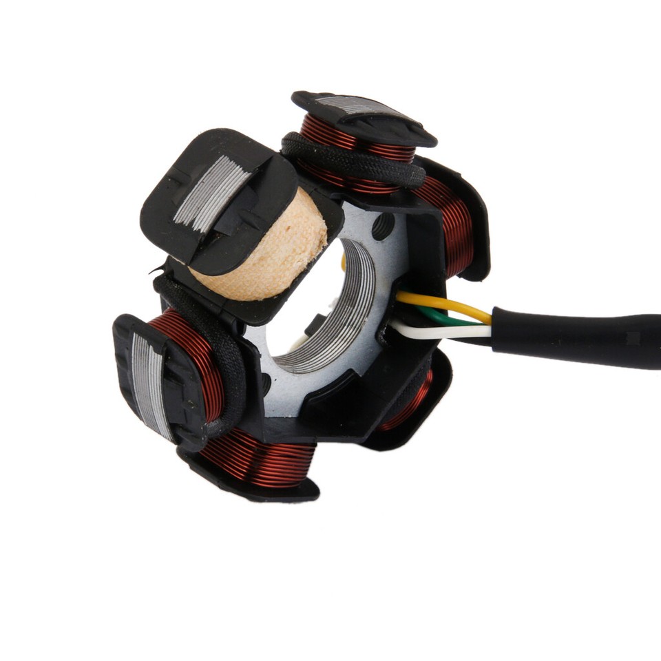 6 Pole Generator Coil Magneto Stator Plate GY6 110 125cc ATV PIT DITR ...