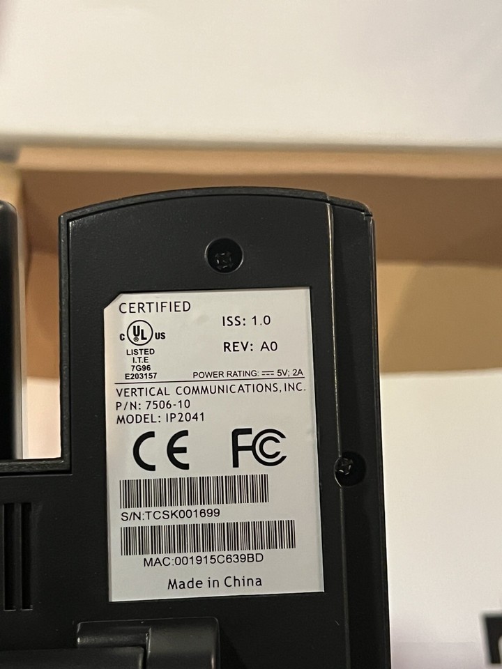 Xcelerator IP Vertical Desk Commercial Work Phone NEW IP2041 | eBay