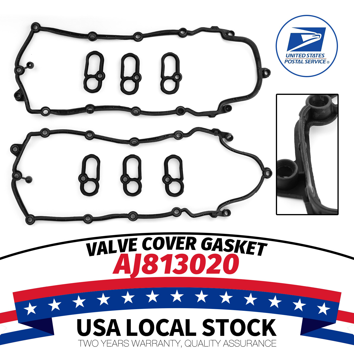 NO.LR041869/LR089050 Valve Cover Gasket for Land Rover Discovery LR4 1 ...