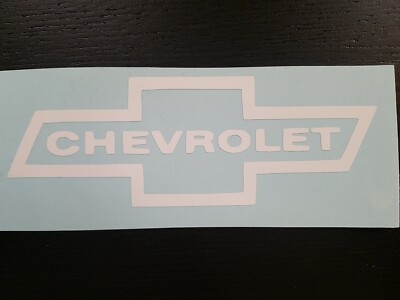 Chevy Bowtie Emblem Vinyl Decal Car Truck Windows Bumper Racing Truck ...