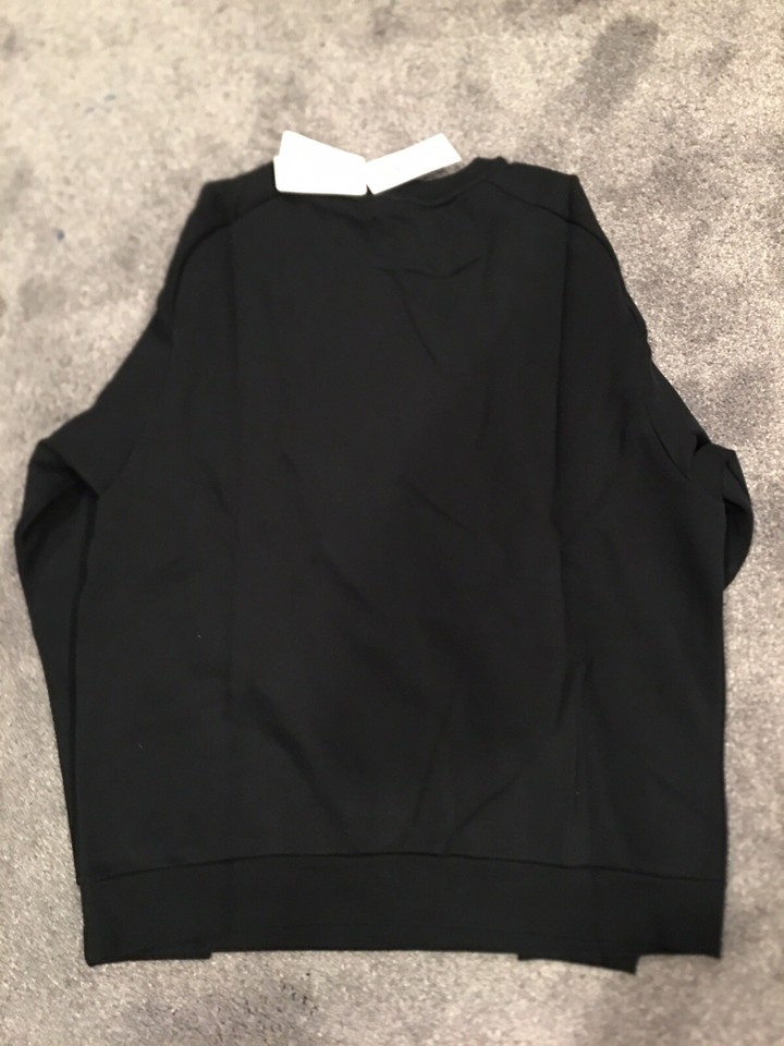 Nike Air Jordan Jumpman Fleece Crew Sample Sweatshirt Size XL Black ...