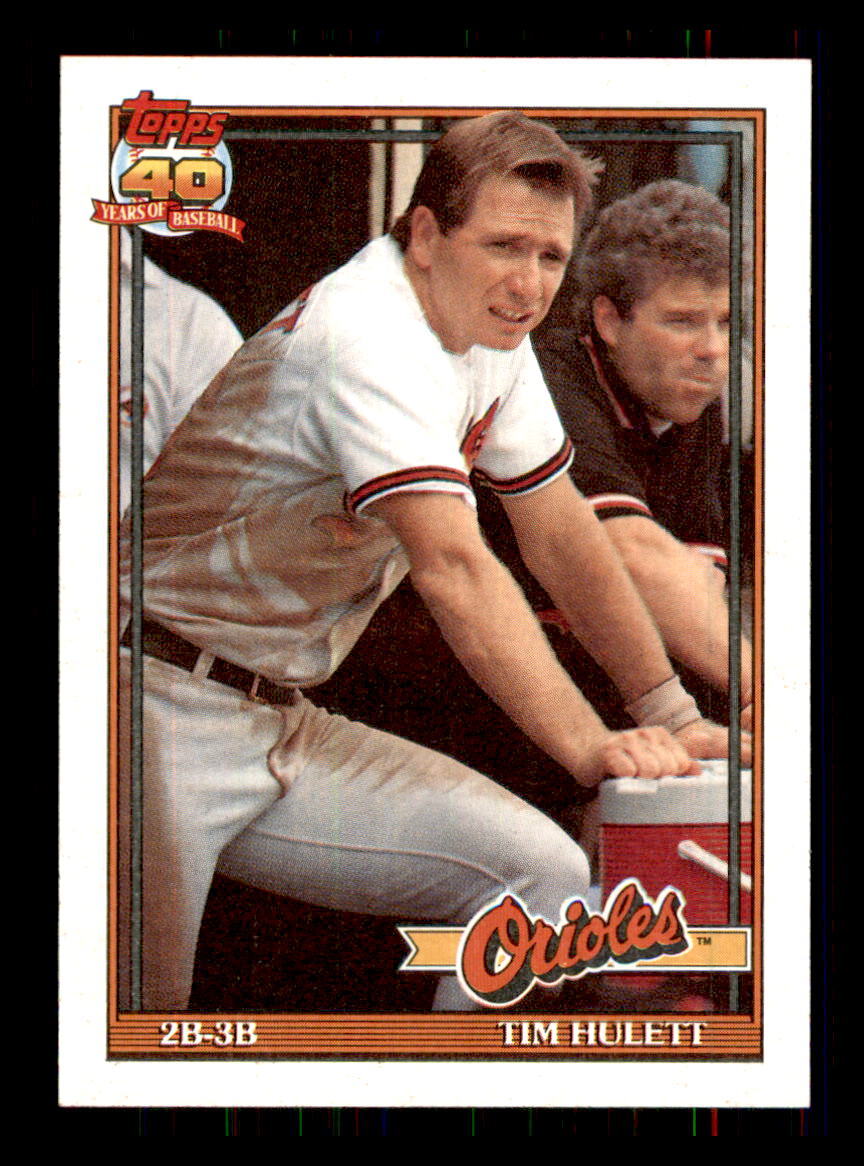 1991 Baseball Topps Tim Hulett Baltimore Orioles #468 | eBay