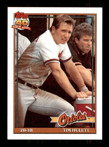1991 Baseball Topps Tim Hulett Baltimore Orioles #468 | eBay