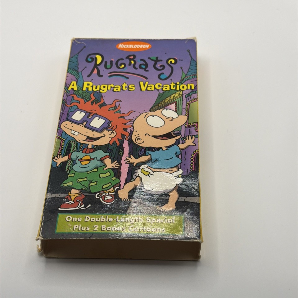 Rugrats A Rugrats Vacation VHS 1997 Nickelodeon Orange Tape Classic ...