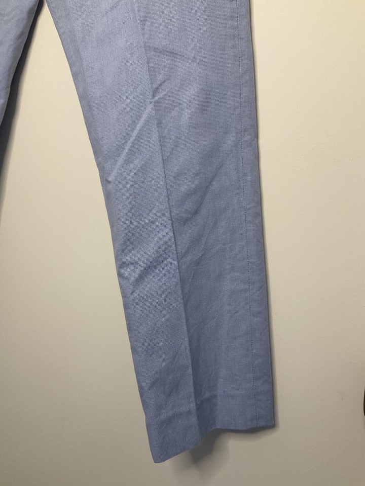 Men’s 34” Waist 29” Reiss Ross T Blue Trousers Leg Smart Summer 100% ...