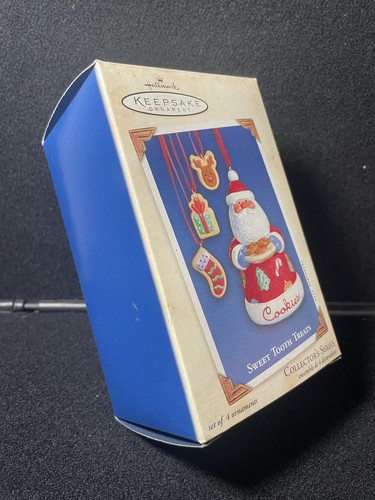 2003 Sweet Tooth Treats Hallmark Keepsake Christmas 4 Ornament set ...