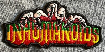 INHUMANOIDS embroidered figure patch action logo title symbol monsters ...