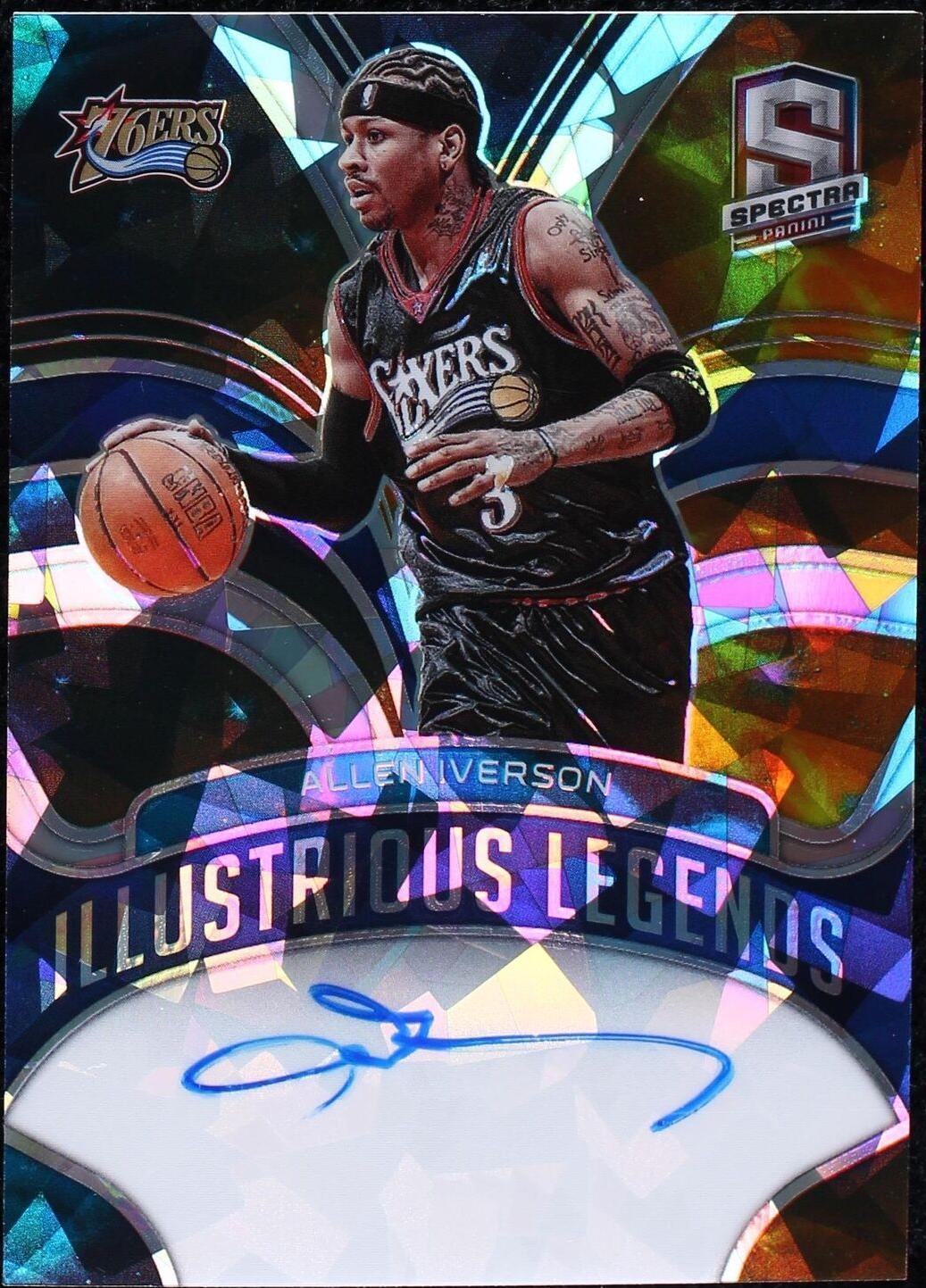 2021-22 Panini Spectra - Illustrious Legends Signatures Allen Iverson # ...