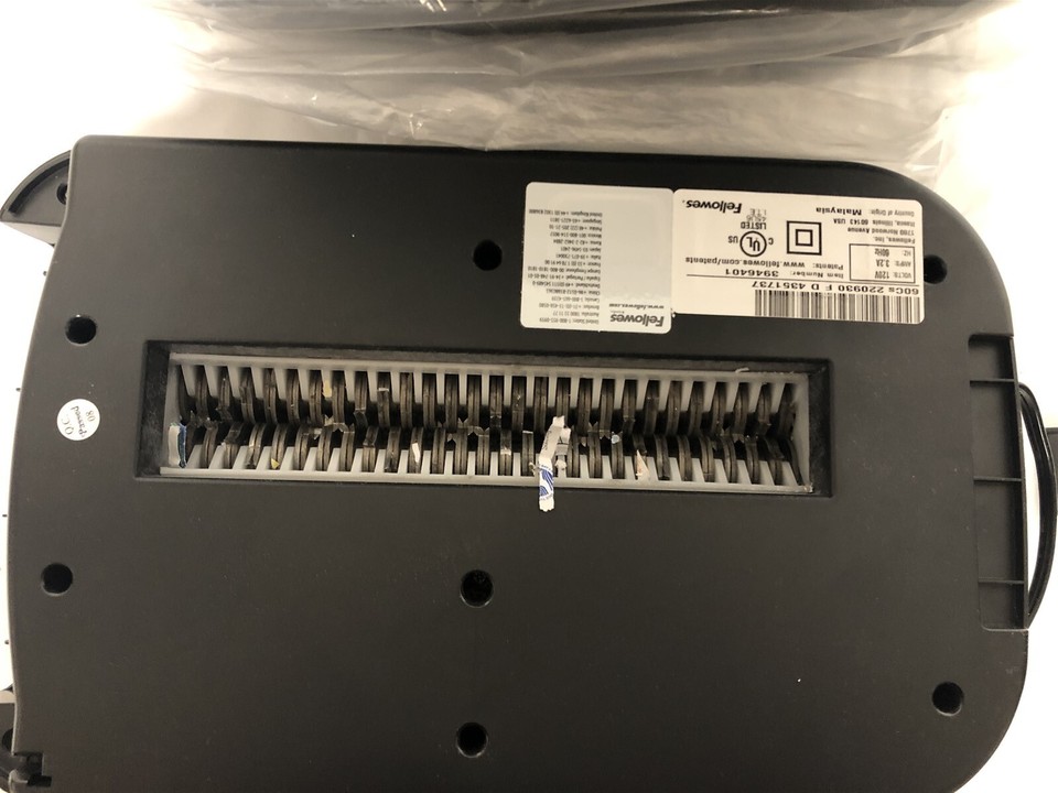 Fellowes FLW-60CS-BN-UBS 60cs 10 Sheets Cross-Cut Powershred Paper ...