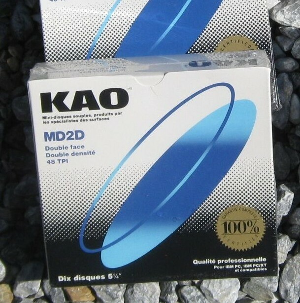 Kao 5 1/4 5.25 10 DSDD Black Disk Diskette Floppy for sale online | eBay