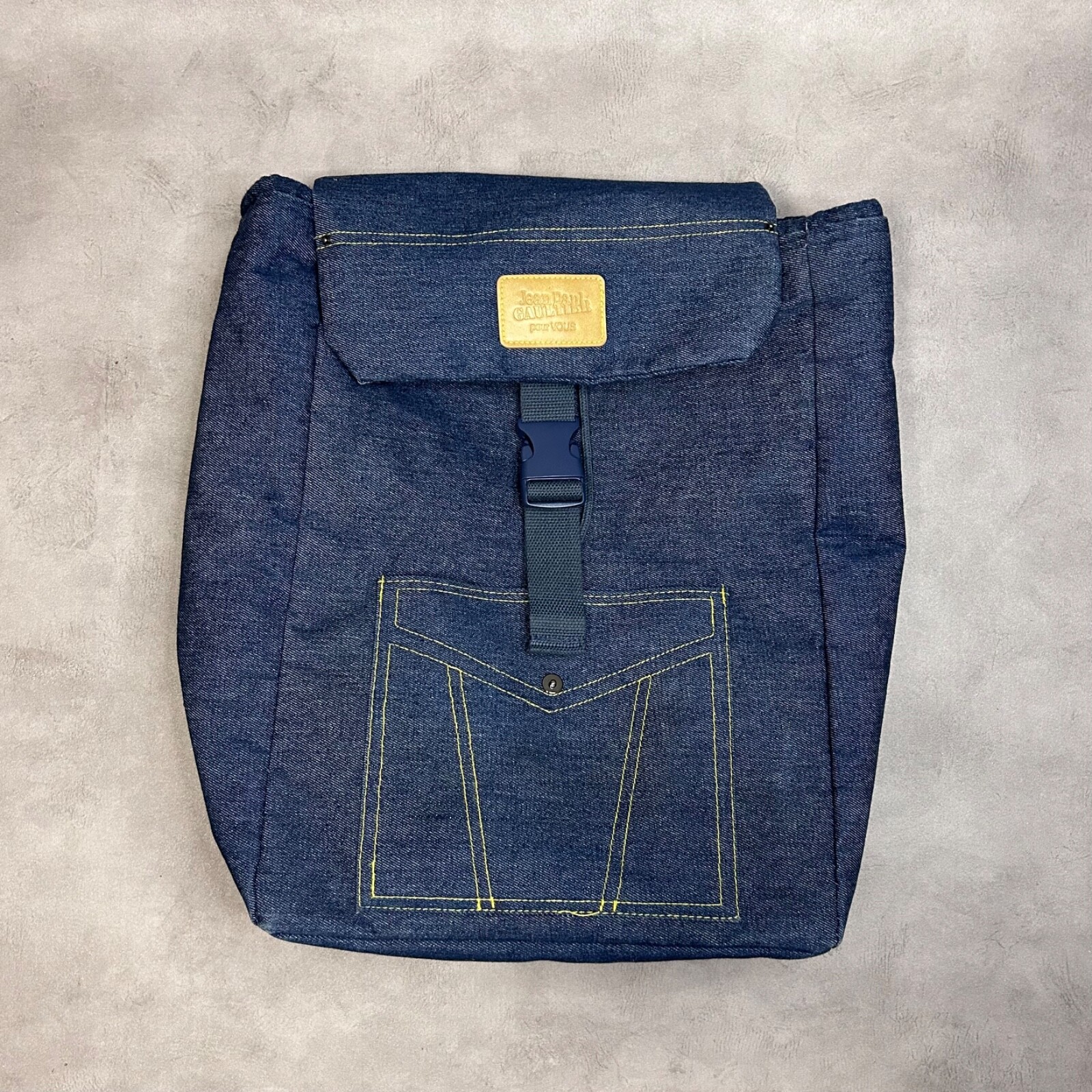 Jean Paul Gaultier Backpack Jean Bag Blue Unisex | eBay
