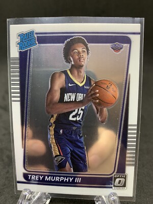2021-22 Panini Donruss Optic Trey Murphy III Rated Rookie Base Pelicans ...