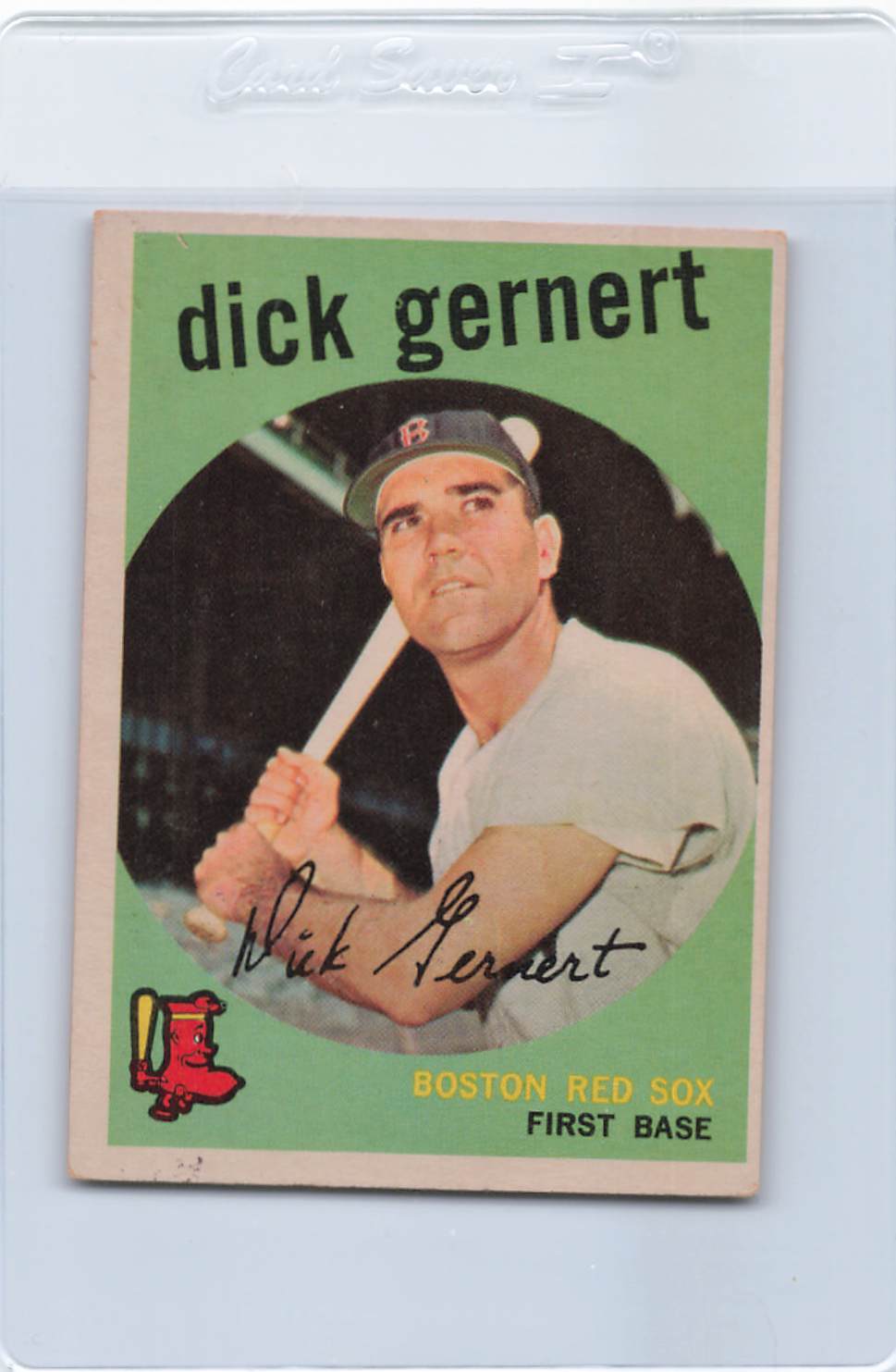 1959 Topps #13 Dick Gernert Red Sox VG/EX *6607 | eBay