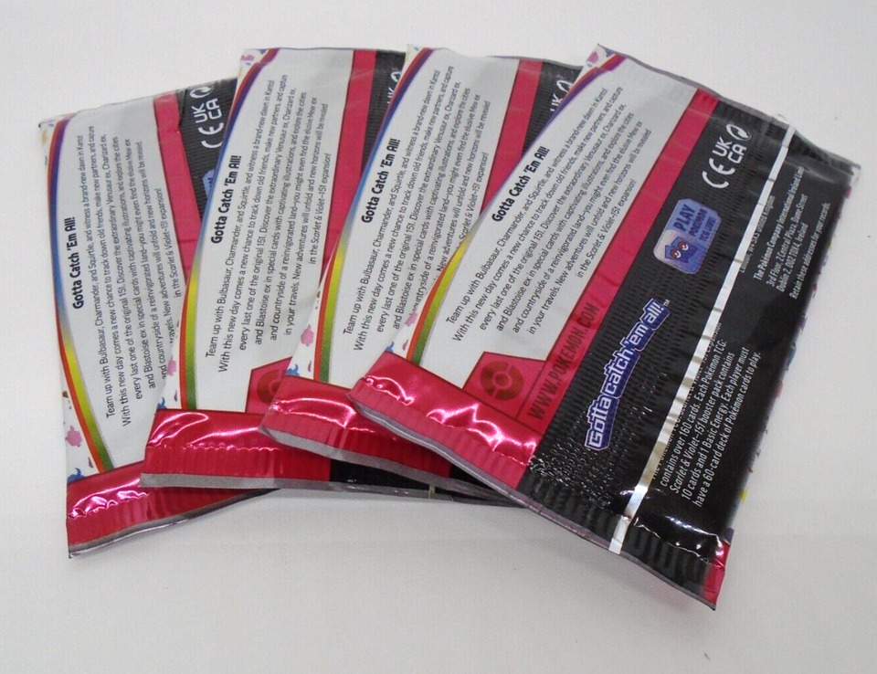 Pokemon 151 TCG Scarlet & Violet English Booster Pack Lot Bundle Set Of ...