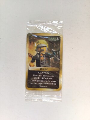 Lego Rock Raider Chief 3347 Mini Heroes Collection Sealed Trading Card ...