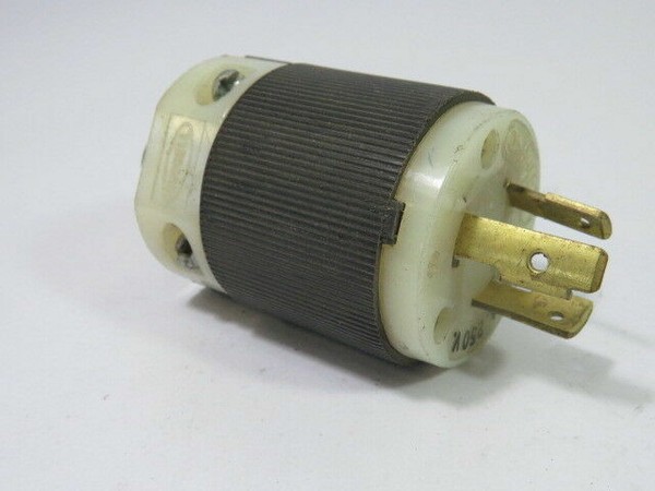 Hubbell 2321 Insulgrip Twist Lock Black Plug T147739 for sale online | eBay