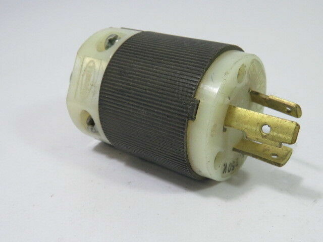 Hubbell 2321 Insulgrip Twist Lock Black Plug T147739 for sale online | eBay