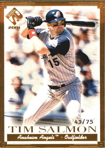 2001 Private Stock Gold Portraits Angels Baseball Card #3 Tim Salmon ...