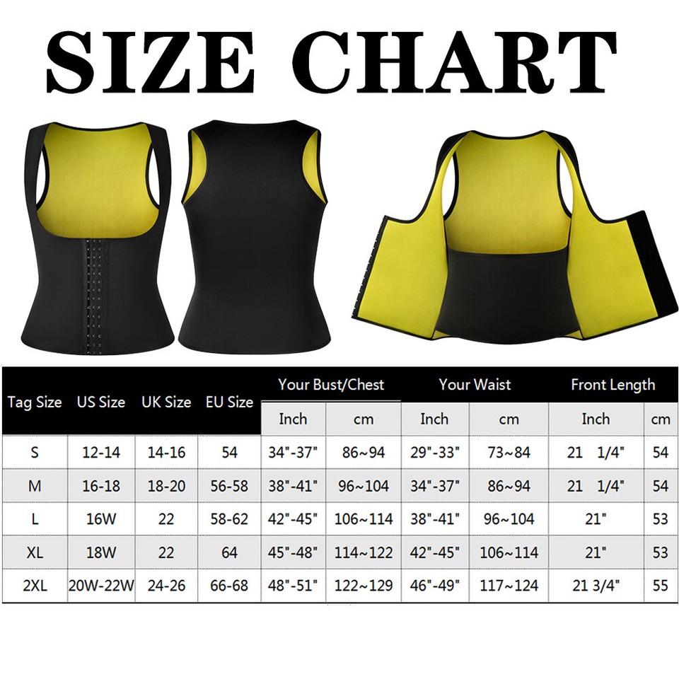 Women Fajas Colombianas Reductoras Sauna Vest Abdomen Sweat Tops Body ...