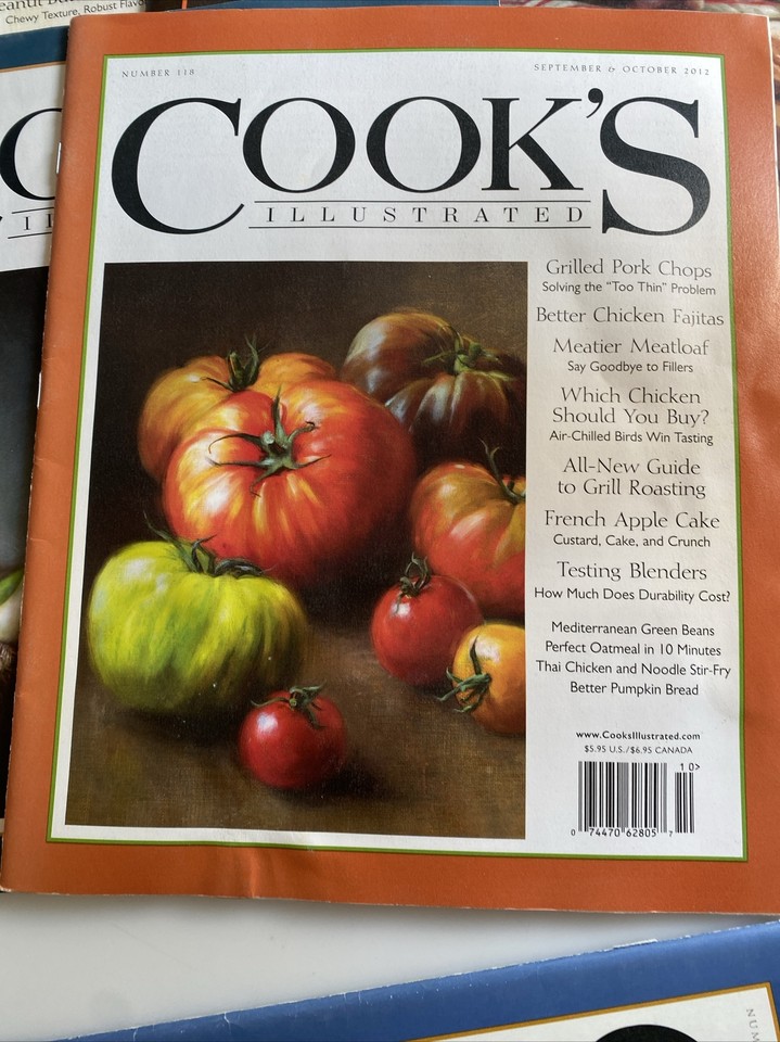Cook's Illustrated Magazines (Lot of 6) Miscellaneous Years zbb | eBay
