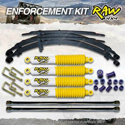 Raw Nitro Max Shocks Torsion Bar Leaf 50mm Kit for Hilux KZN LN VZN165 ...