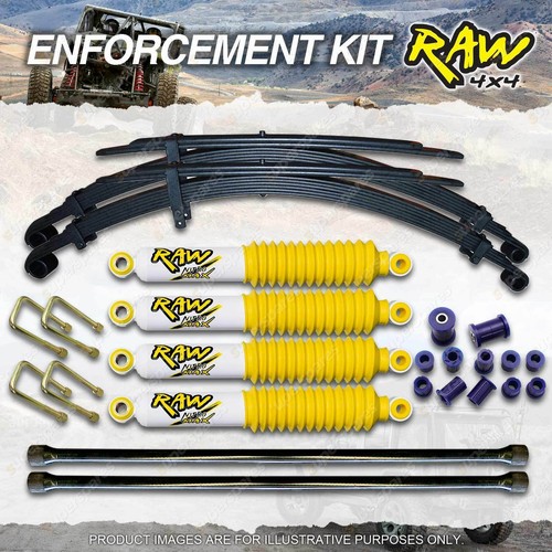 Raw Nitro Max Shocks Torsion Bar Leaf 50mm Kit for Hilux KZN LN VZN165 ...