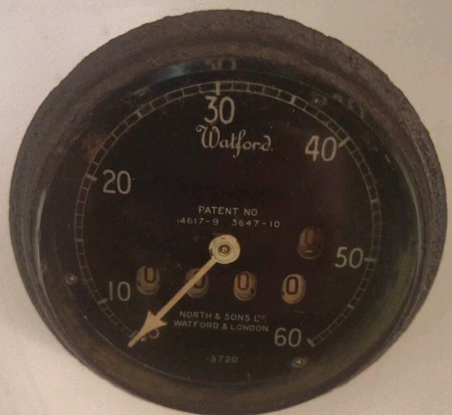 Antique Watford 60 mph Speedometer - 1900 | eBay UK