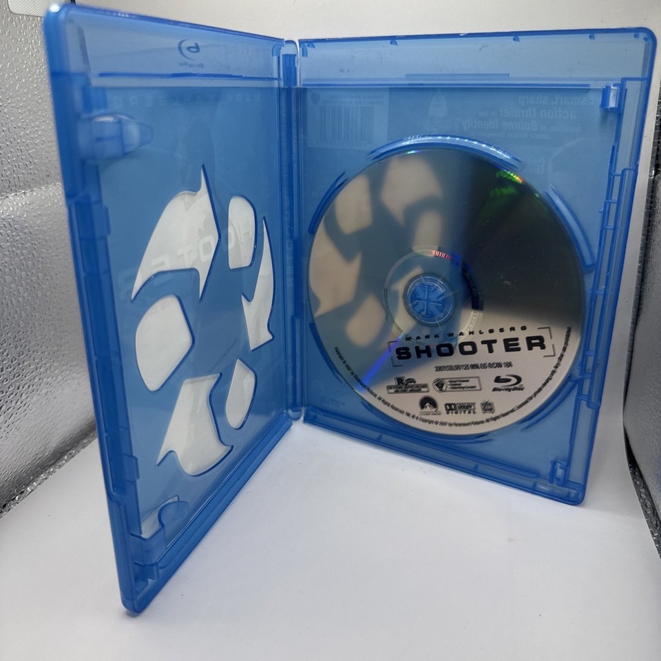 Shooter Blu-ray (2007) USED Very Good Condition Mark Wahlberg Danny ...
