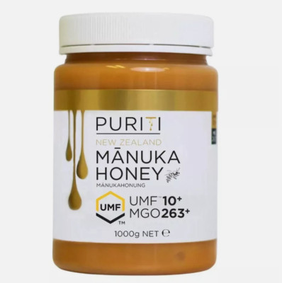 Puriti Manuka Honey Premium New Zealand 10+ UMF With 263+ MGO Traceable ...