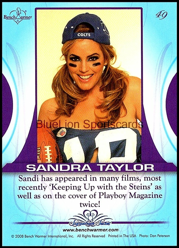 2008 SANDRA TAYLOR BENCH WARMER CARD | eBay