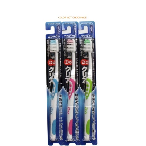 (SET OF 3)SUNSTAR JAPAN DO CLEAR TOOTHBRUSH COMPACT HEAD NORMAL | eBay