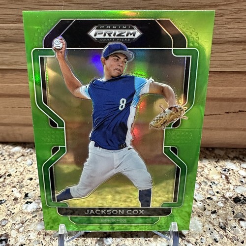 Jackson Cox LIME GREEN 22/75 PRIZM 2022 Panini Prizm Draft Picks ...