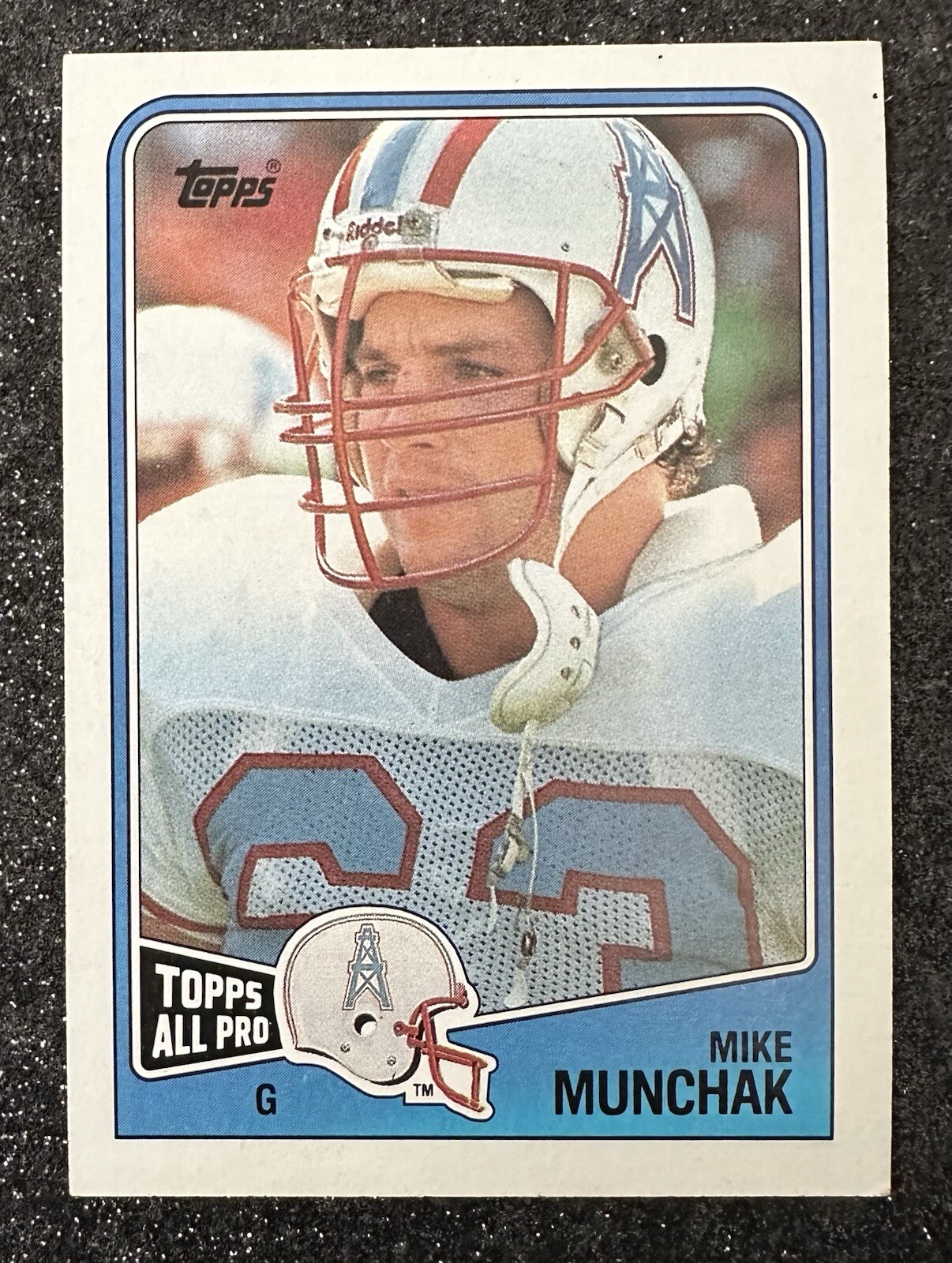 1988 Topps Mike Munchak #110 Houston Oilers (2x All-Pro/9 Pro Bowl/Hall ...