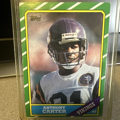 1986 Topps Anthony Carter RC card #297 | eBay