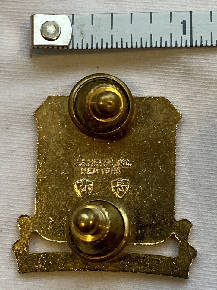 Vintage US Army 782nd Peritia Cognito Red and Gold and Black Lapel Hat ...