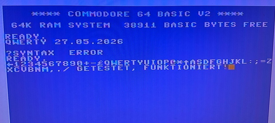 Commodore C64 C Or G Model Keyboard By MITSUMI, Works #18 26 | eBay ...