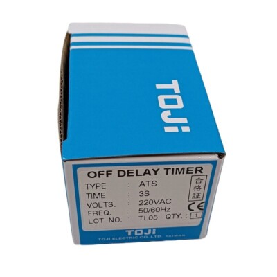 1 PCS TOJI ATS off delay timer 3S 220V | eBay