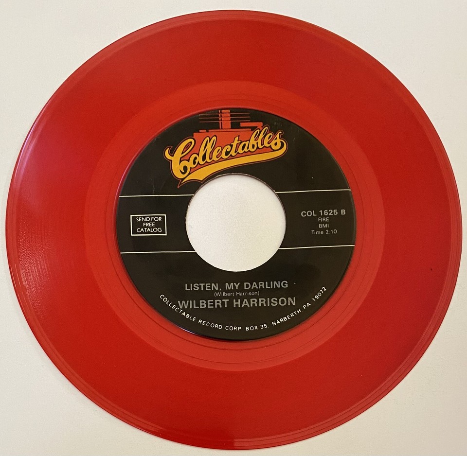 WILBERT HARRISON “ KANSAS CITY / LISTEN MY DARLING “ 45 VINYL RED ...