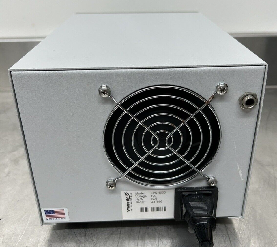 VWR Accupower Model EPS 4000 Electrophoresis Power Supply ~ 120V 60/6 ...