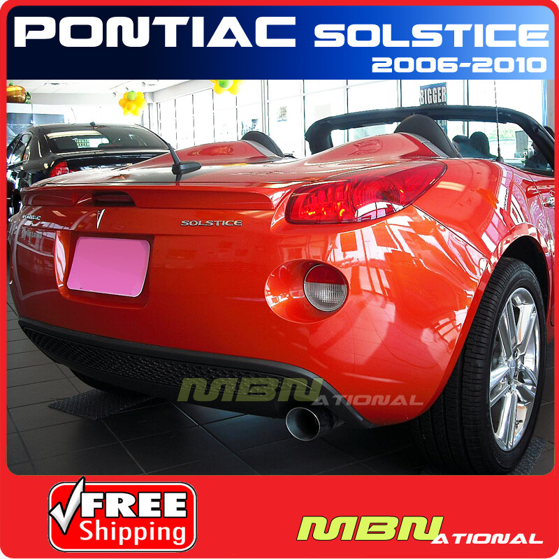 06-10 Pontiac Solstice 4DR Sedan Rear Trunk Tail Lip Spoiler Primer ...