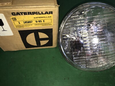 CAT Sealed Beam LAMP Pt# 1M-5897 CATERPILLAR LIGHT 6v 45/35w Hi/Lo ...
