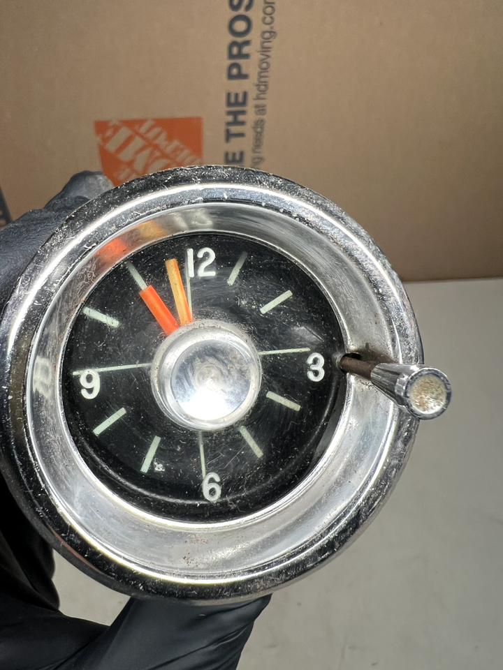 1962 Chevrolet Impala Bel Air Biscayne OEM Chrome Clock Gauge Cluster ...