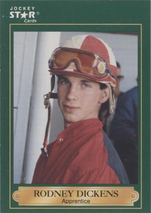 1991 Horse Star Jockey Star Cards - Rodney Dickens #74 for sale online ...