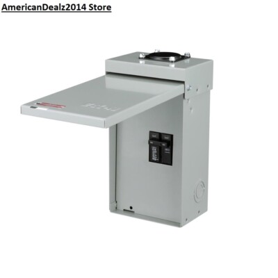 Eaton 100 Amp 120/240V Enclosed Outdoor Breaker Type BR Service ...